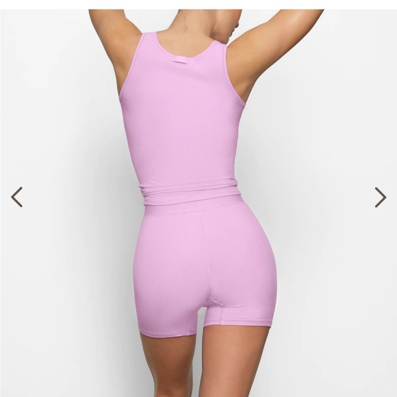SKIMS | Tops | Nwt Skims Petal Tank And Boxers Set | Poshmark